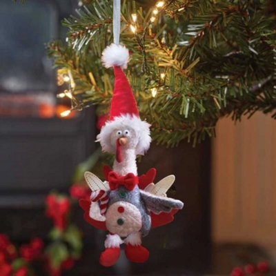 Christmas Turkey Hanging Tree Bauble