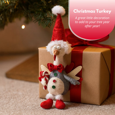 Christmas Turkey Hanging Tree Bauble