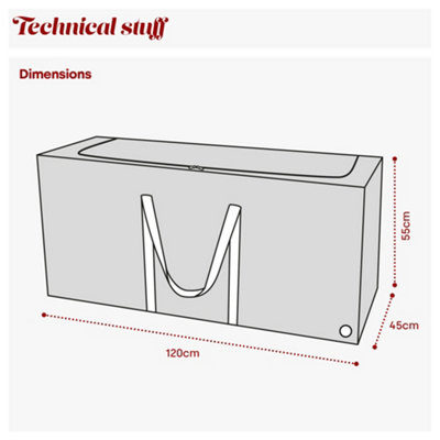 CHRISTMAS VILLAGE Large Christmas Tree Storage Bag - Fits 7 FT. Tall ...