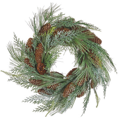 Christmas Wreath ASTURIA Green 34 cm