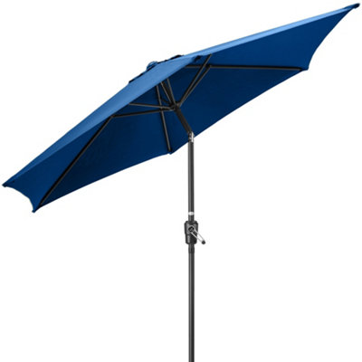 Christow 2.7m Crank and Tilt Parasol with UV Protection