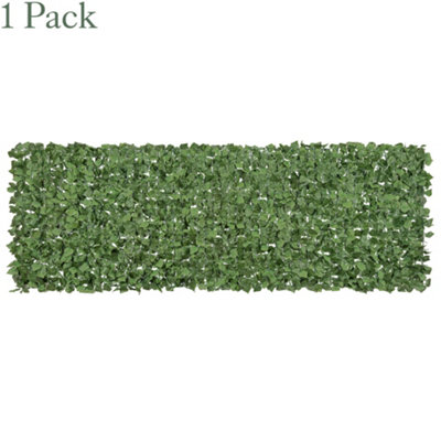 Christow Artificial Ivy Leaf Privacy Fence Screening 1m x 3m