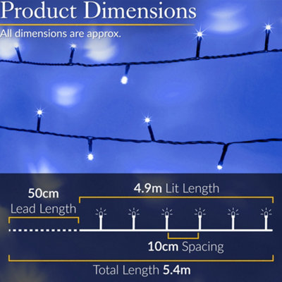 Christow Christmas Battery Powered LED String Lights