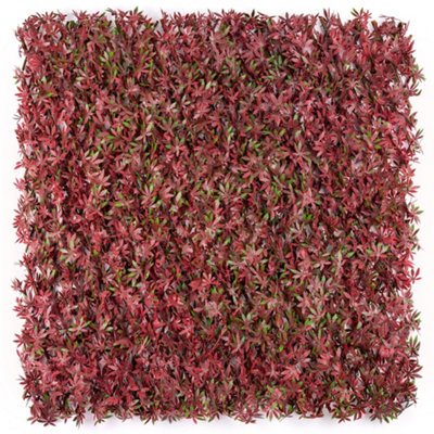 Christow Expanding Artificial Trellis Red Acer Garden Privacy Screening ...