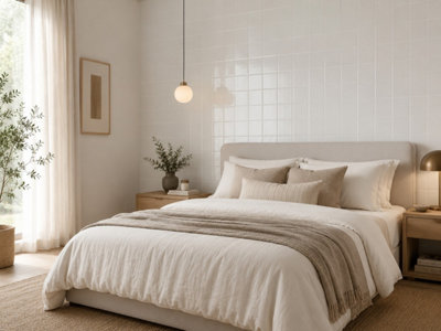 Chromara Diamond White Gloss Ceramic Wall Tiles (380 Pack- 10 Box- 8 ...
