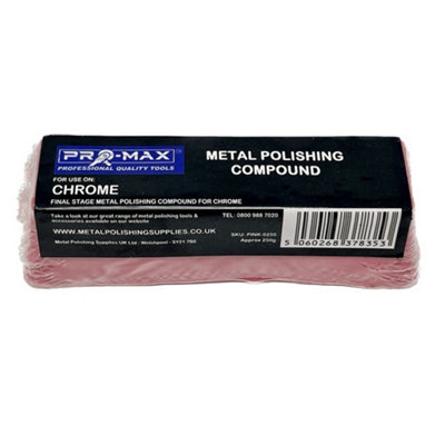 Chrome Bench Grinder Metal Polishing Kit 7pc 4" x 1/2" - Pro-Max