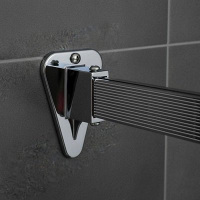 Chrome Bendi Rail EcoSpa Bendy Shower Track