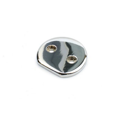 Chrome End Cap Disc 44mm - Pack of 2 | DIY at B&Q