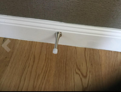 Chrome Silver Spring Door Stop Stops Stopper Doorstop Inc Fixings ...
