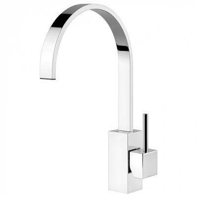 Chrome Single Lever Kitchen Mixer Tap - PARRINA CH at B&Q