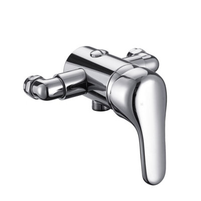 Chrome Single Lever Shower Mixer Valve Exposed or Concealed -135 ...