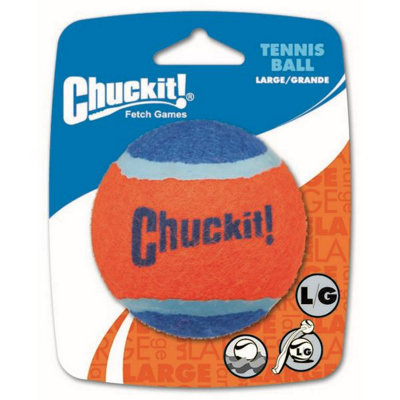 Chuckit Tennis Dog Ball with Launchers Large
