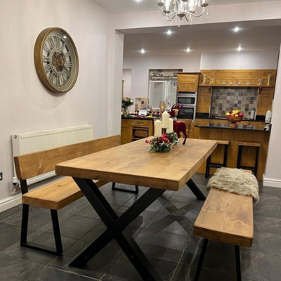 Chunky & Sturdy Dining Table - Chunky Tri Legs