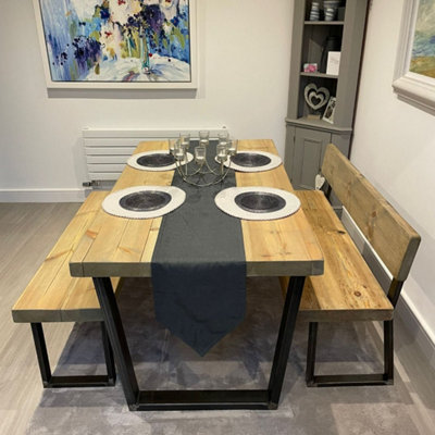 Chunky & Sturdy Dining Table - Chunky X Legs