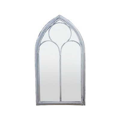 Church Style Outdoor Wall Mirror