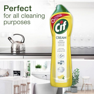 Cif Cream Cleaner Lemon 500 ml (Pack of 3)