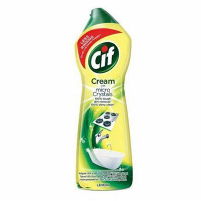 Cif Lemon Cream 750Ml With Micro Crystals | DIY at B&Q