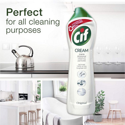 Cif Original Cream Cleaner Multipurpose Cleaner 500Ml (White Bottle)