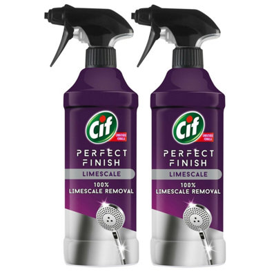 CIF Perfect Finish 100% Limescale Removal Spray 435ml, 2Pk