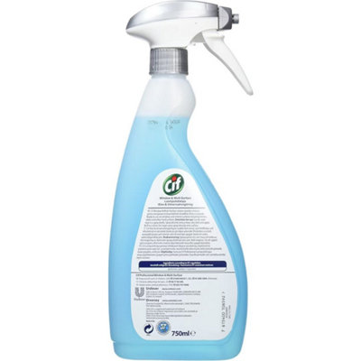 Cif Professional Window & Multi Surface Cleaner Spray 750ml (Pack of 3)