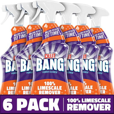 Cillit Bang 750 ml Limescale Remover, 6 Pack, Fast Stain & Virus ...