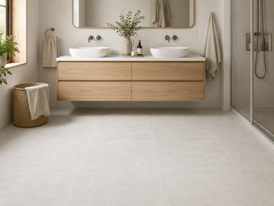 Cimento Bone Matt Floor Tiles (12 Pack - 3 Box - 4.26m2 Coverage ...