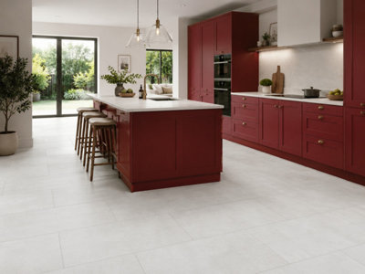 Cimento Bone Matt Floor Tiles (6 Pack - 3 Box - 4.26m2 Coverage ...