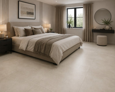Cimento Bone Matt Floor Tiles (60 Pack - 15 Box - 21.3m2 Coverage ...