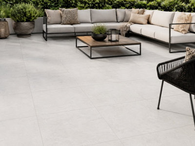 Cimento Bone Matt Outdoor Floor Tiles (80 Pack - 20 Box - 28.4m2 ...