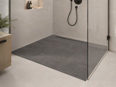 Cimento Graphite Matt Floor Tiles (30 Pack - 15 Box - 21.3m2 Coverage ...