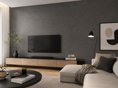 Cimento Graphite Matt Wall Tiles (10 Pack - 5 Box - 7.1m2 Coverage ...