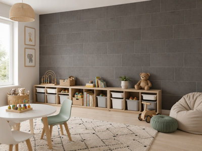 Cimento Graphite Matt Wall Tiles (24 Pack - 3 Box - 4.23m2 Coverage ...