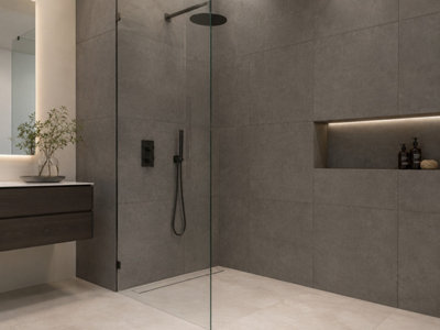 Cimento Graphite Matt Wall Tiles (80 Pack - 20 Box - 28.4m2 Coverage ...