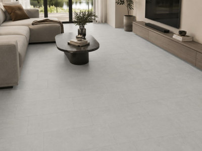 Cimento Grey Matt Floor Tiles (24 Pack - 3 Box - 4.23m2 Coverage ...