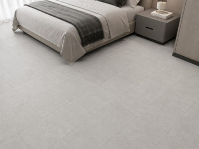 Cimento Grey Matt Floor Tiles (30 Pack - 15 Box - 21.3m2 Coverage) Sink ...