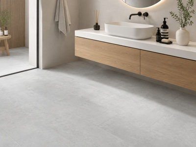 Cimento Grey Matt Floor Tiles (40 Pack - 5 Box - 7.05m2 Coverage ...