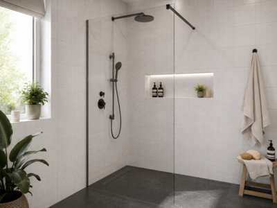 Cimento Grey Matt Wall Tiles (40 Pack - 10 Box - 14.2m2 Coverage ...