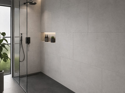 Cimento Grey Matt Wall Tiles (40 Pack - 20 Box - 28.4m2 Coverage ...