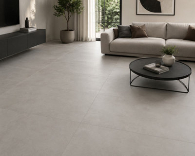 Cimento Taupe Matt Floor Tiles (20 Pack - 10 Box - 14.2m2 Coverage ...