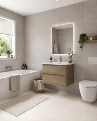 Cimento Taupe Matt Wall Tiles (12 Pack - 3 Box - 4.26m2 Coverage ...
