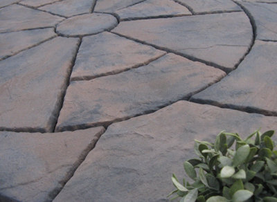 Circle Paving Kit 'The Vicarage' Welsh Slate without Squaring off Kit