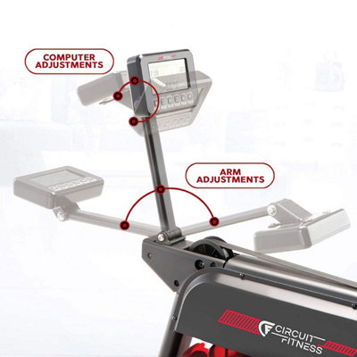 CIRCUIT FITNESS AMZ-167 FOLDING WATER HYDRO ROWER