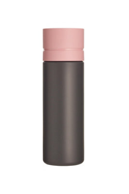 Circular Bottle 600ml Grey & Pink