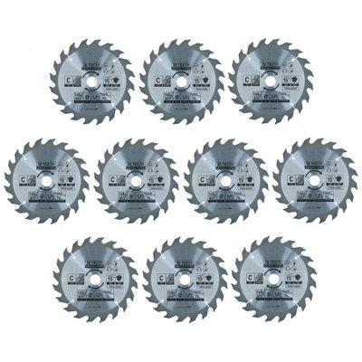 Circular Saw Blade 165mm x 20mm 20 Teeth TCT Coarse Cutting Disc Wood ...