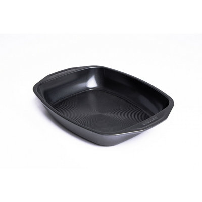 Circulon Rectangular Black Steel Non-Stick Heat Resistant Roasting Pan ...