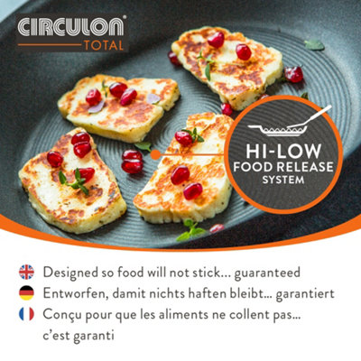 Circulon Total Silver Round Stainless Steel Induction Suitable Non ...