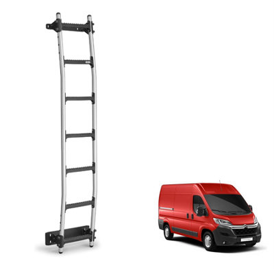 Citroen Relay Rhino Rear Door Ladder for 2006+ (H2) 7 Anti-Slip Steps