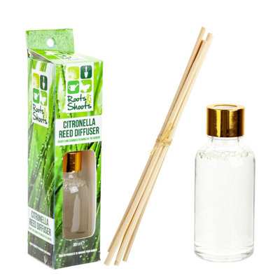 Citronella Reed Diffuser 30ml Outdoor Natural Insect Repellent, Summer ...