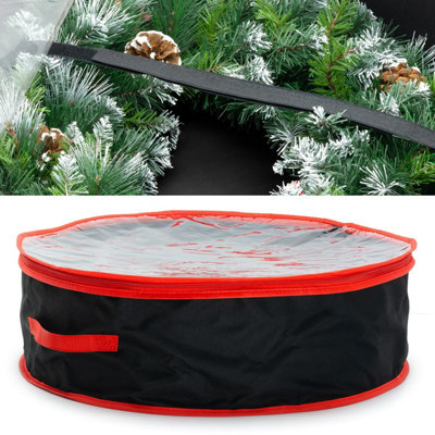 CKB Ltd Christmas Wreath Garland Storage Bag Xmas Decoration Case