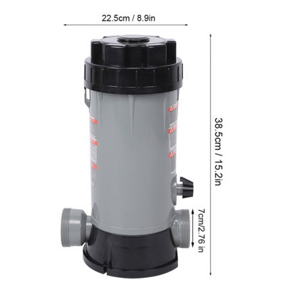 CL-200 Automatic Chemical Feeder:Chlorine Dispenser for Swimming Pool ...